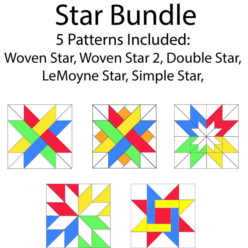 Woven Star Paper Pieced - Etsy