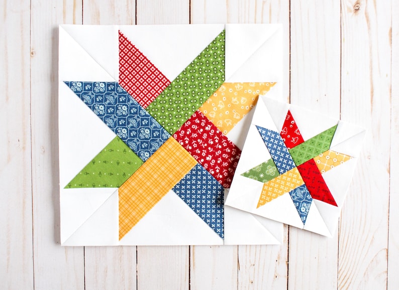 Star Bundle, Foundation Paper Piecing Patterns, FPP, Woven Star ...
