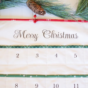 Advent Calendar Pattern, Quilted, PDF Download, DIY, 24 Pockets ...