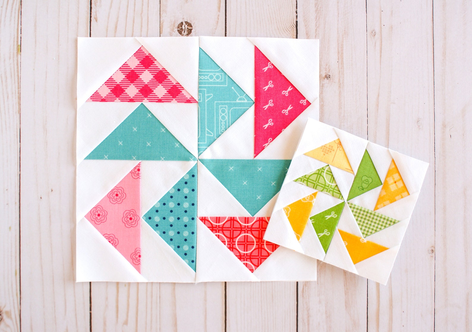 Spinning Geese Foundation Paper Piecing Pattern, FPP, Quilt Block ...