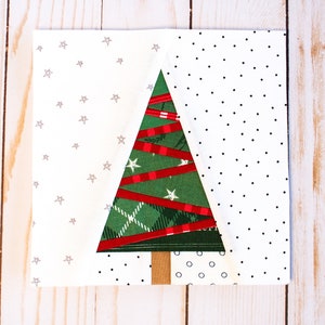 Christmas Tree FPP, Foundation Paper Piecing Pattern, Quilt Block, 6 ...