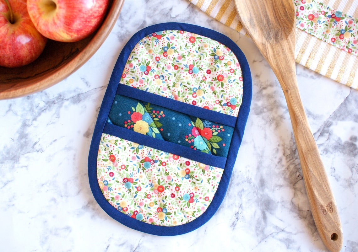 Potholder Pattern Hot Pad Oven Mitt Pinch PDF Download - Etsy