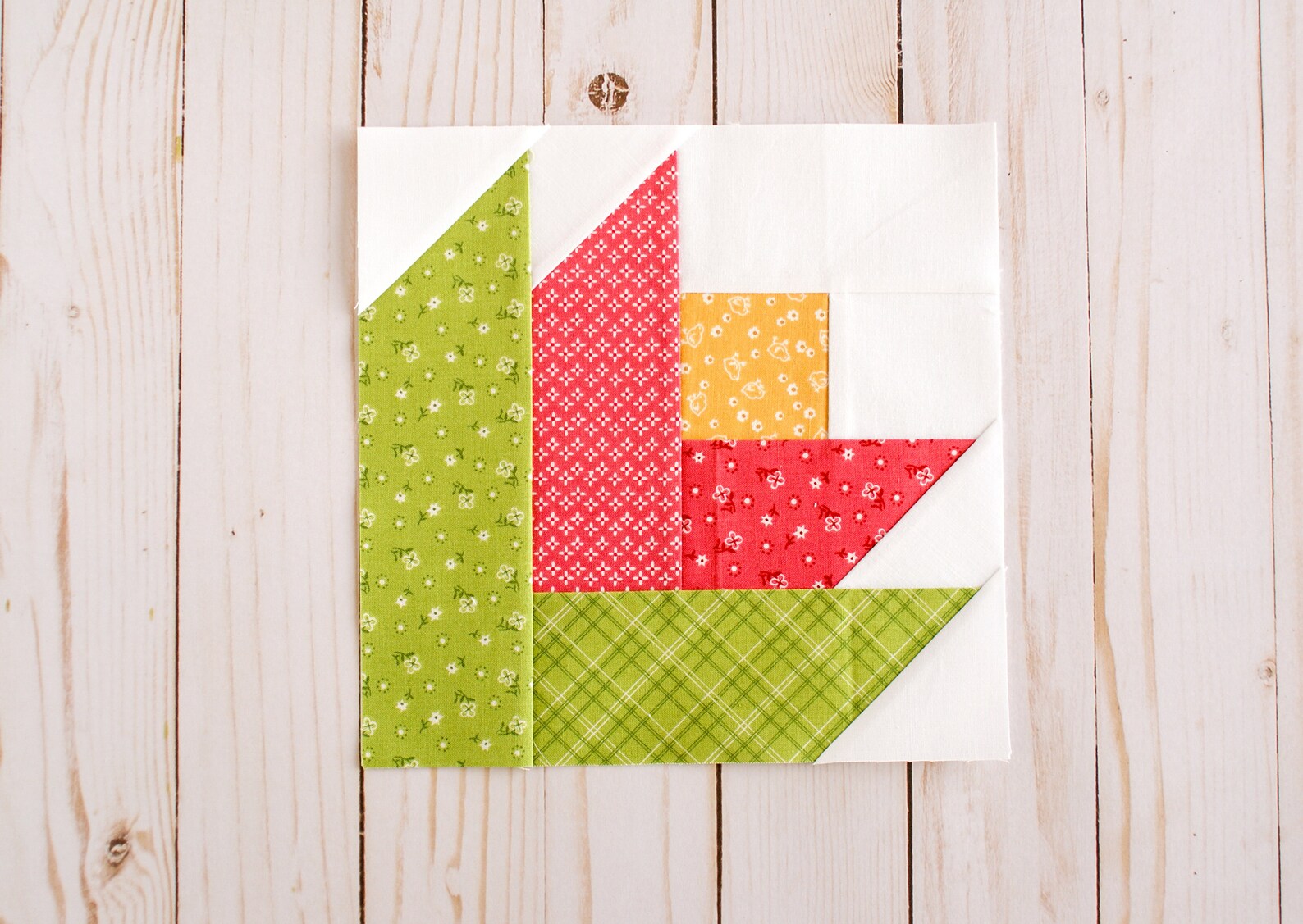 Lilly Flower Foundation Paper Piecing Pattern, FPP, Quilt Block ...