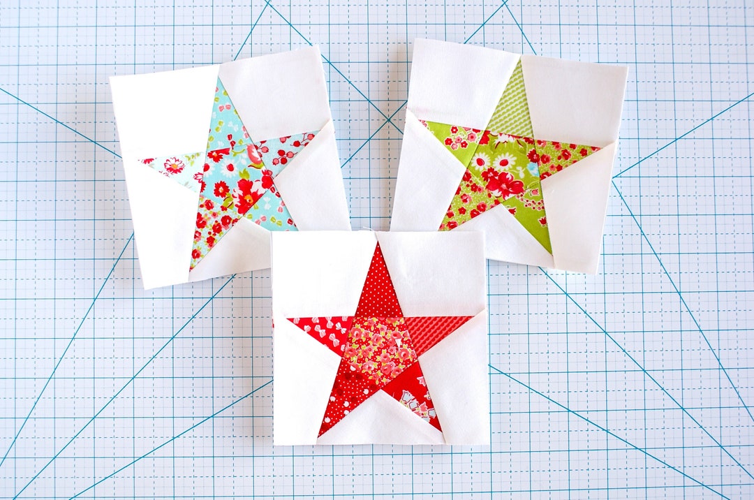 Star Foundation Paper Piecing, 5-point, Classic, Christmas Star, FPP ...