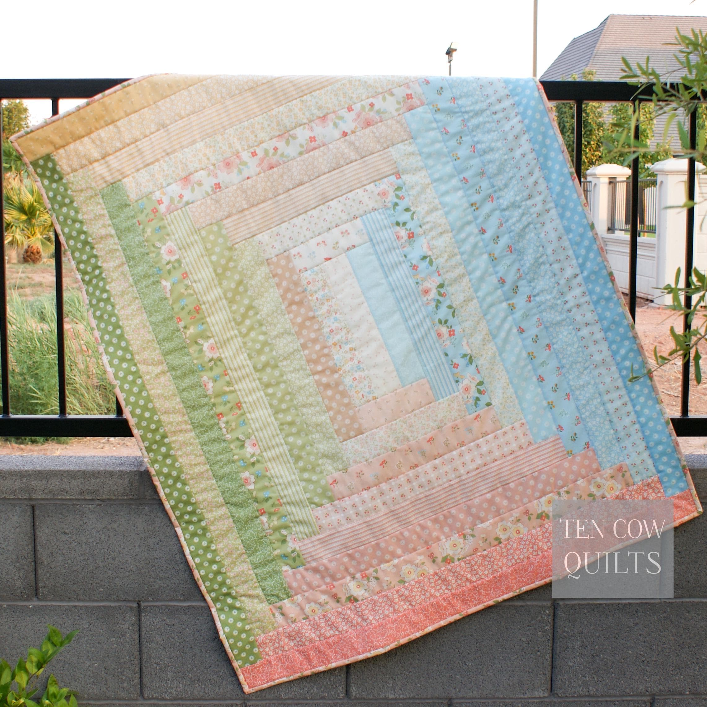 Jelly Steps Quilt Pattern, Courthouse Sewing Pattern, Jelly Roll, PDF ...