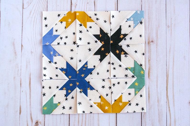 Star Square Foundation Paper Piecing Pattern FPP Star Quilt - Etsy
