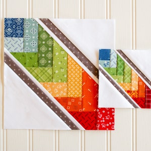 Ladder Foundation Paper Piecing Pattern, Quilt Block, FPP, Multiple ...