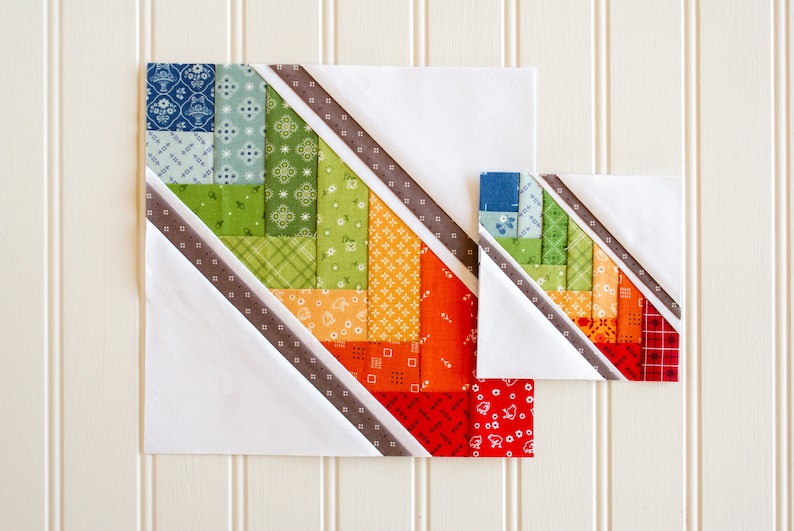 Ladder Foundation Paper Piecing Pattern, Quilt Block, FPP, Multiple ...