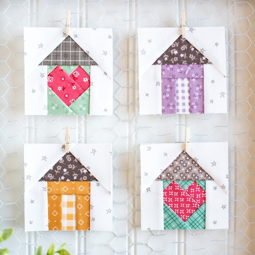 Gabled House Paper Piecing Pattern Digital Download - Etsy