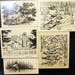 Northwoods Rubber Stamp | Cabin, Stream, Waterfall for Card Making - Etsy