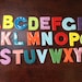 Bright Colorful Glazed Ceramic Letter Tiles 2 1/4" for Mosaics - Etsy