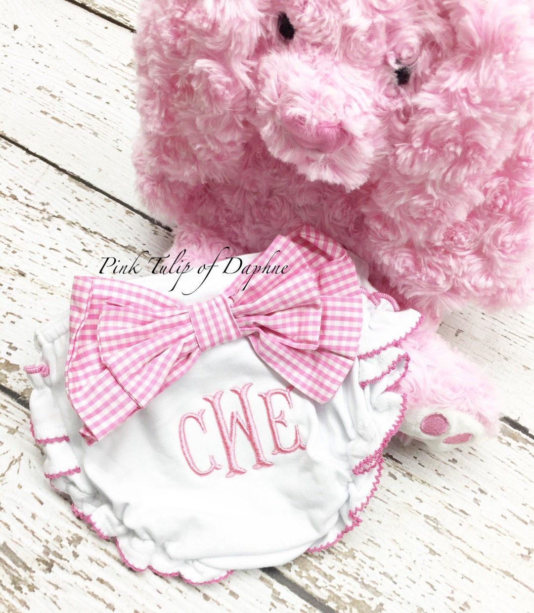 Ruffled Baby Bloomers, Bow Back Bloomers, Baby Girl Bloomers ...