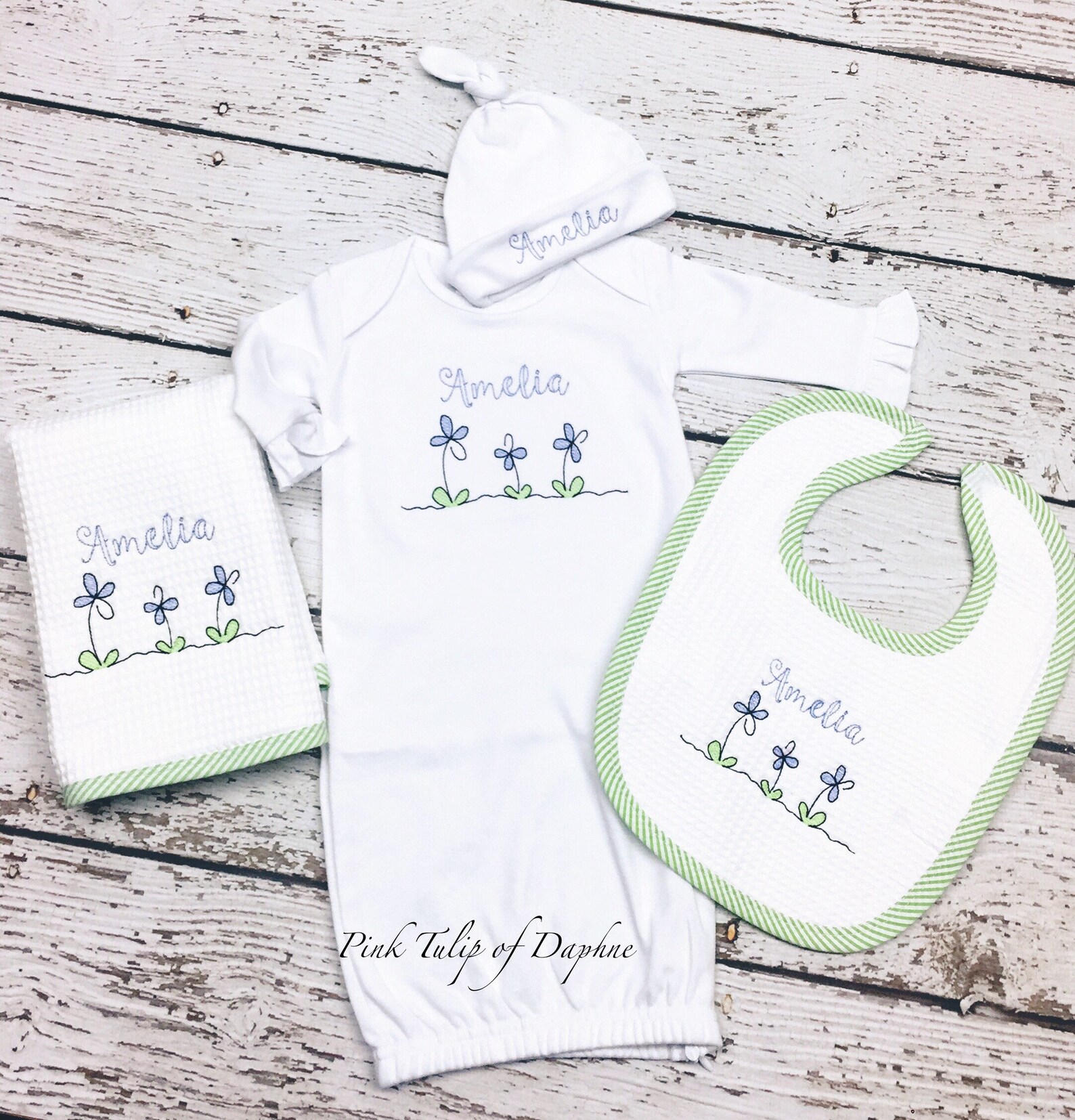 Newborn Layette Set Infant Gown Set Newborn Gown Set Baby - Etsy