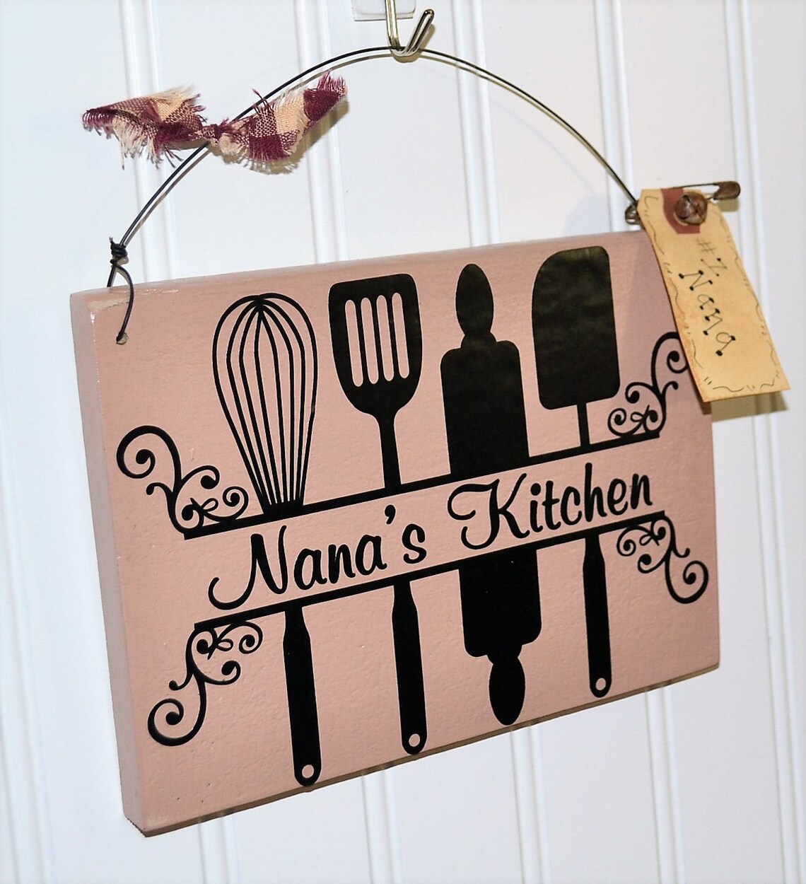 Wooden Sign for Nana's Kitchen Rustic Farmhouse Decor | Etsy