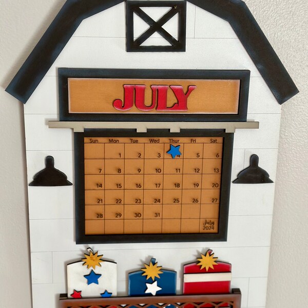 Standing Calendar - Etsy