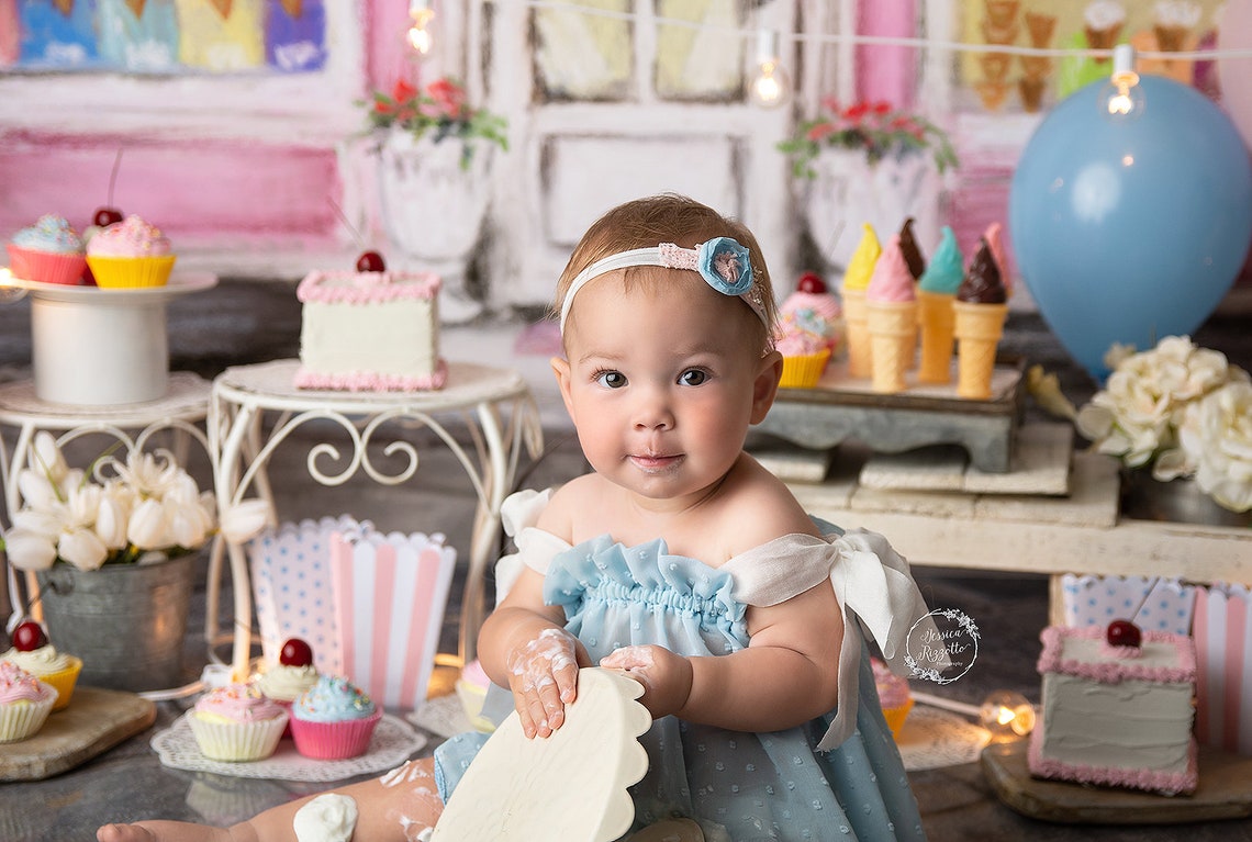 Sweets Printed Photography Backdrop Candy Shop Backdrop - Etsy