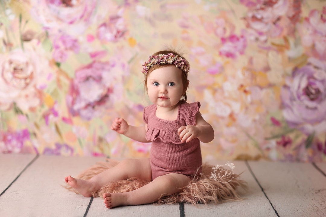 Gaea - Printed Photography Backdrop - Hand Painted Background - Spring ...