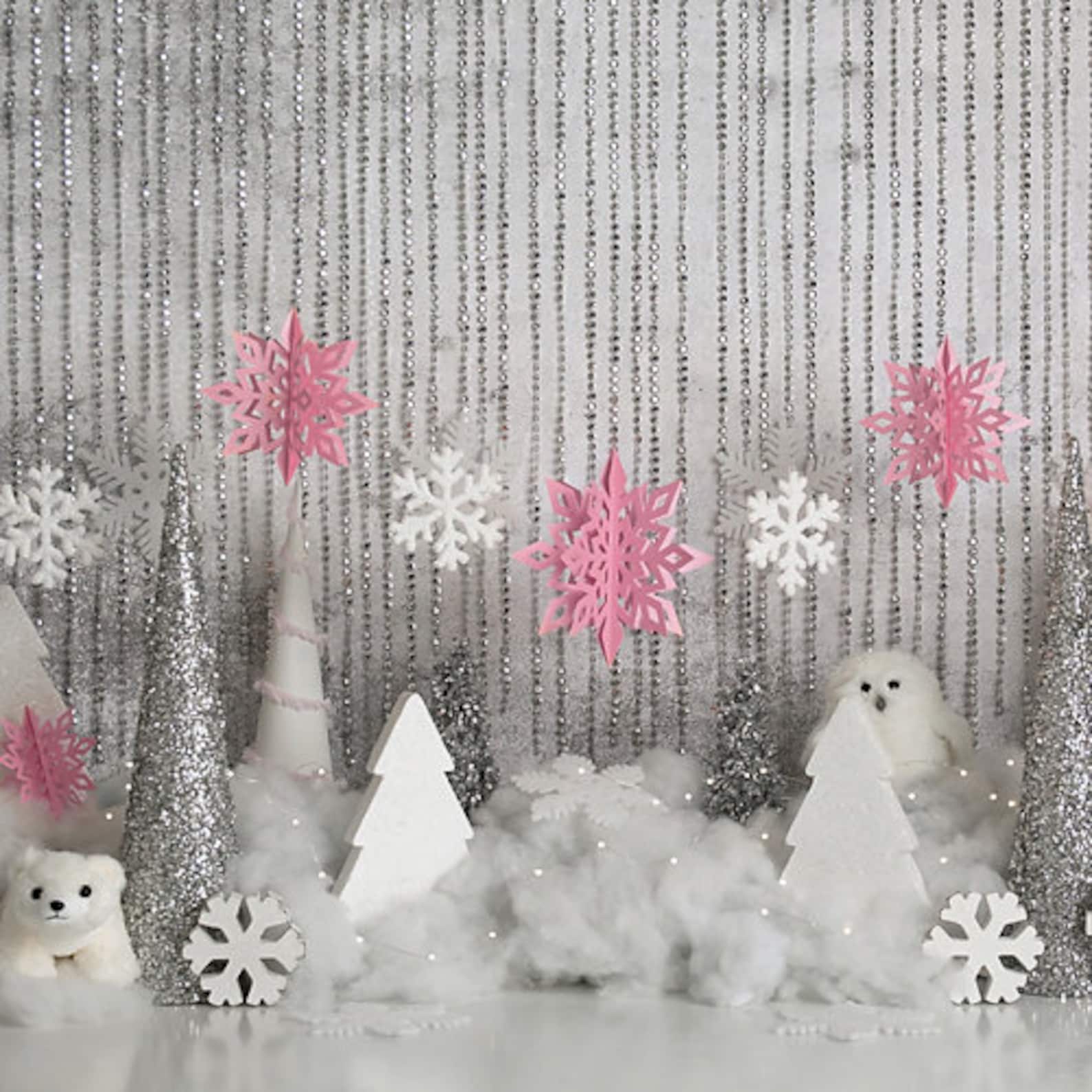 Winter Wonderland Printed Photography Backdrop Winter Onederland Cake ...