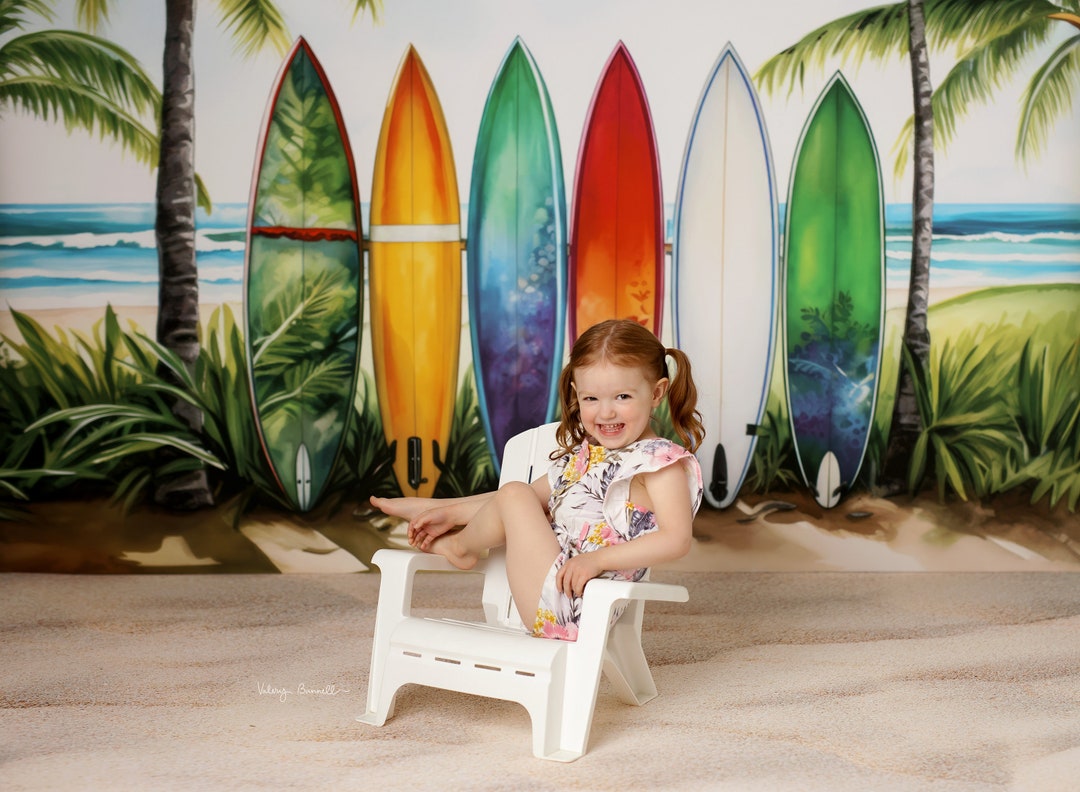 Aloha Surf Printed Photography Backdrop Summer Backdrop Surfing ...