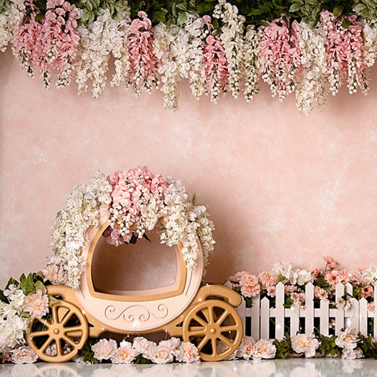 Princess Garden - Printed Photography Backdrop - Cake Smash Backdrops ...
