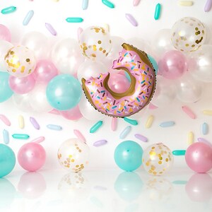 Donut Party - Printed Photography Backdrops - Donut Backdrop - Donut ...