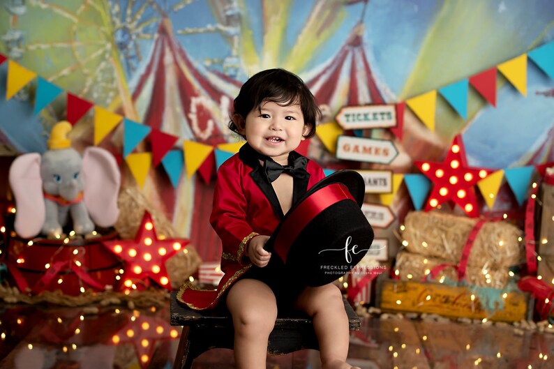 The Greatest Show Printed Photography Backdrop Carnival - Etsy