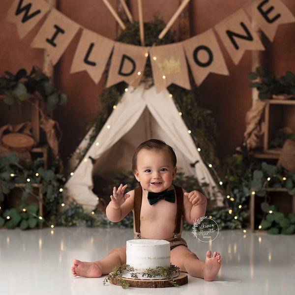 Wild One Backdrop - Etsy