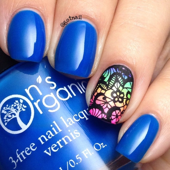 Matte Blue Nail Polish