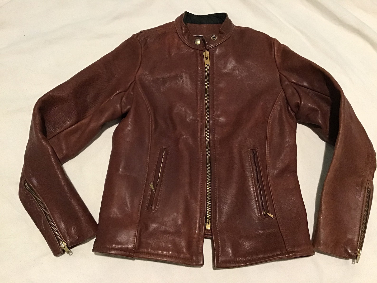Beautiful Womens Vanson Leather Motorcycle Jacket Size 12 - Etsy