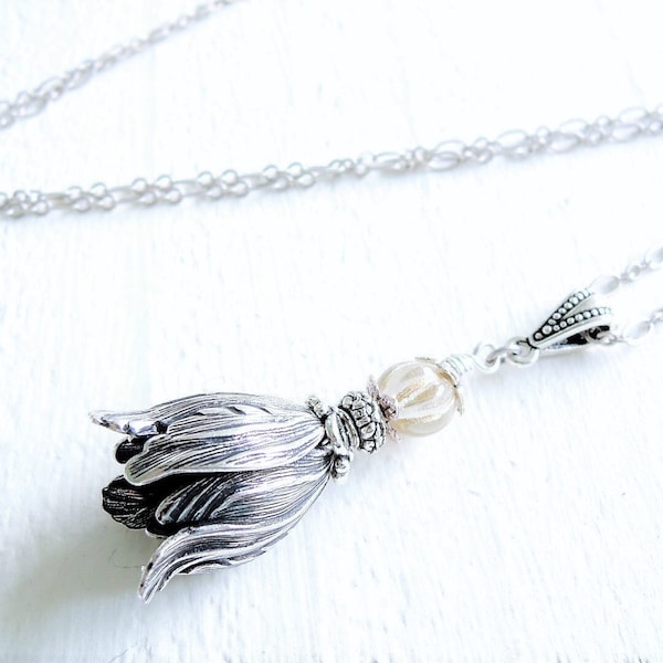 Silver Tulip - Etsy