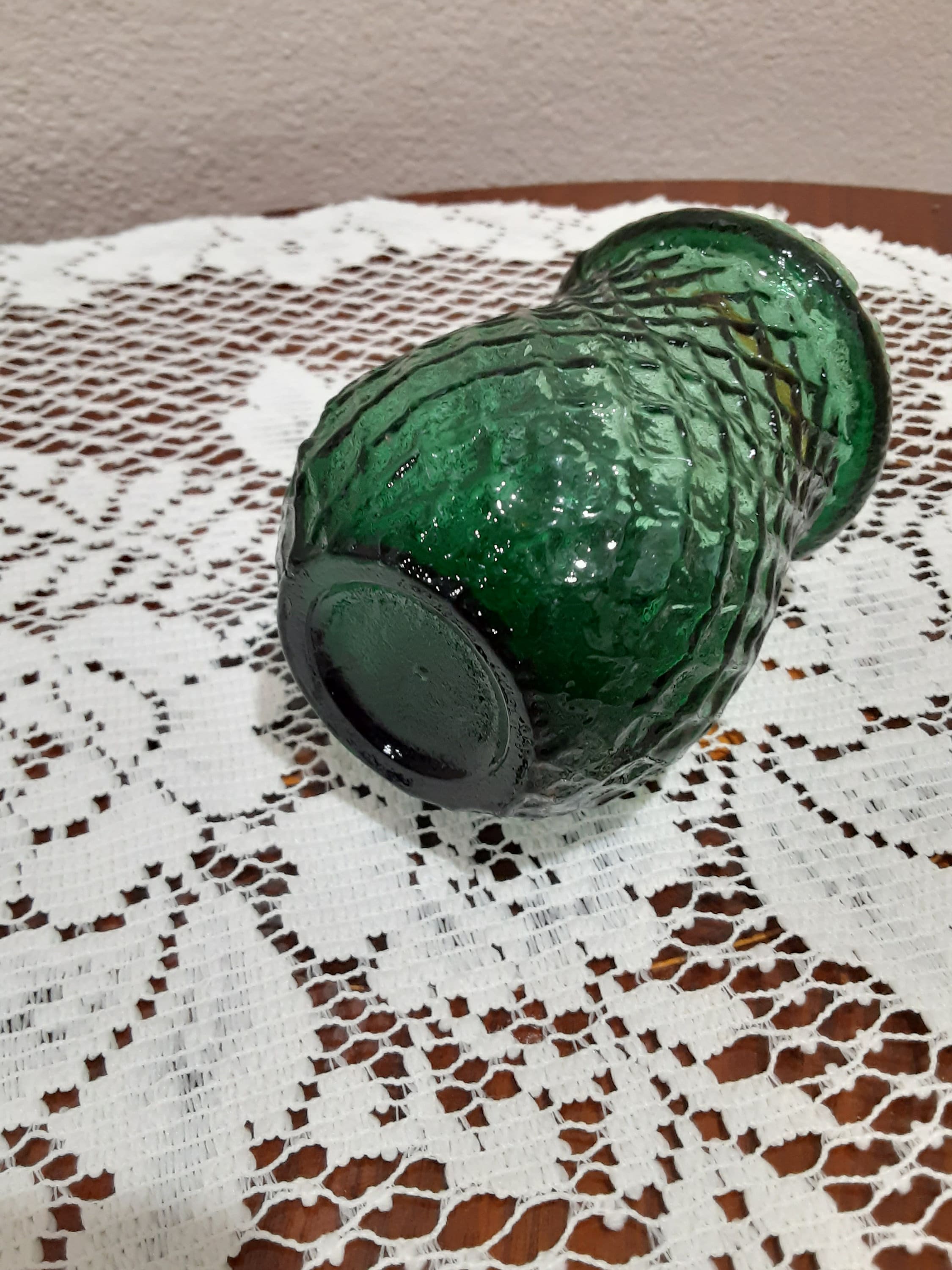 VICTORIAN CHRISTMAS FAIRY Lamp With Deep Red/brown Swirl unique Looking ...