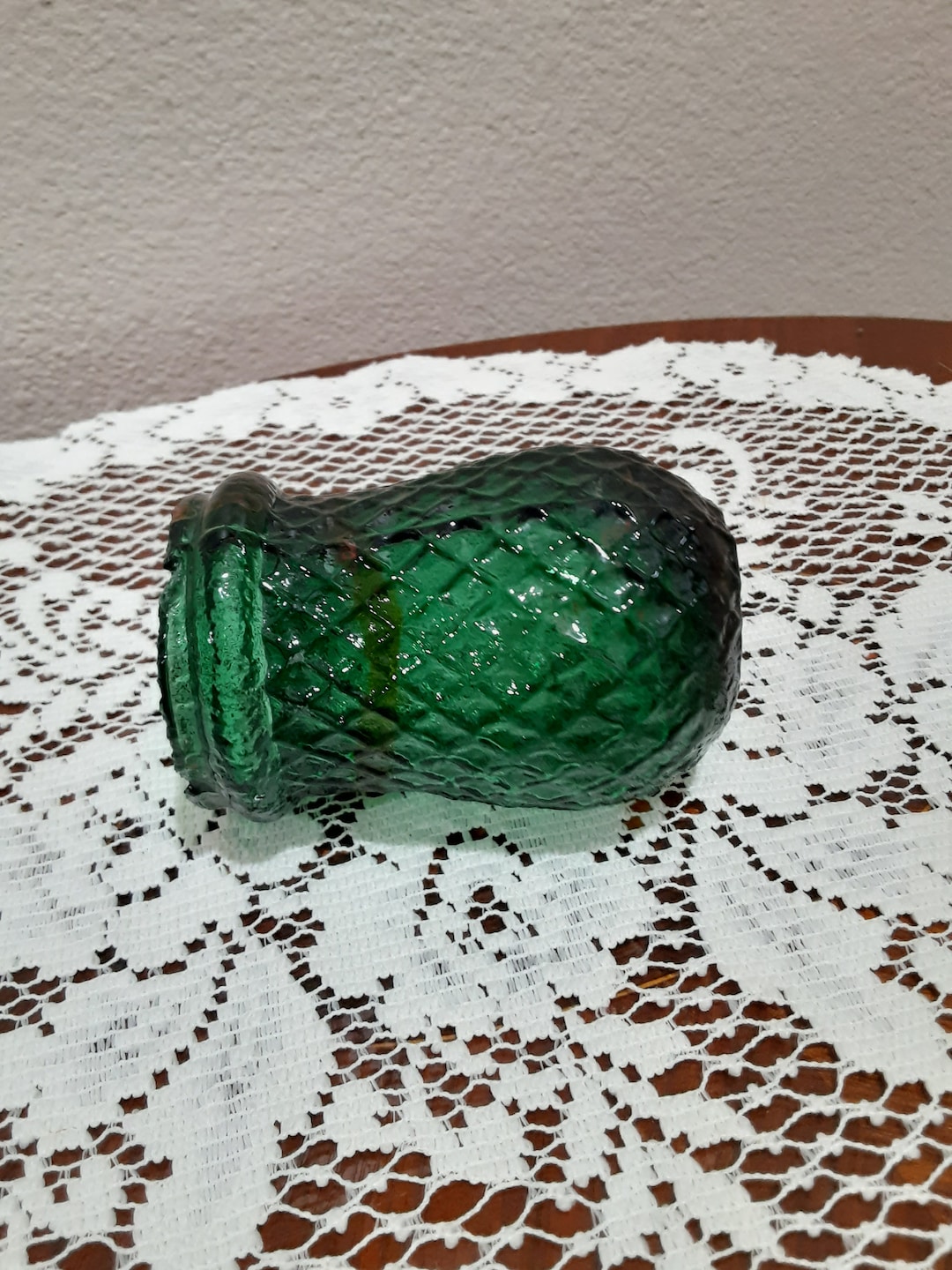 VICTORIAN CHRISTMAS FAIRY Lamp With Deep Red/brown Swirl (unique ...