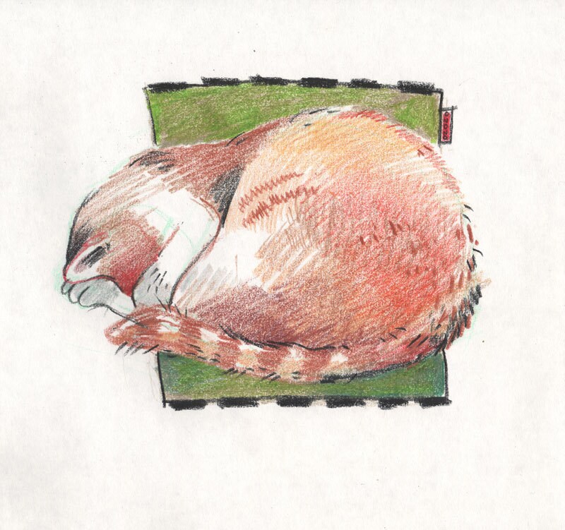 The Sleeping Red Mumu, the Muse - Etsy