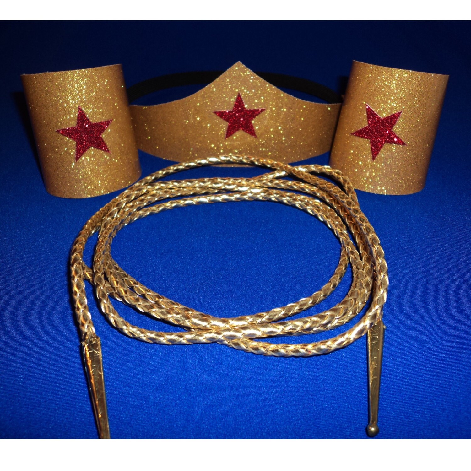 Wonder Woman tiara Wonder Woman Costume cuffs and truth lasso Toys ...