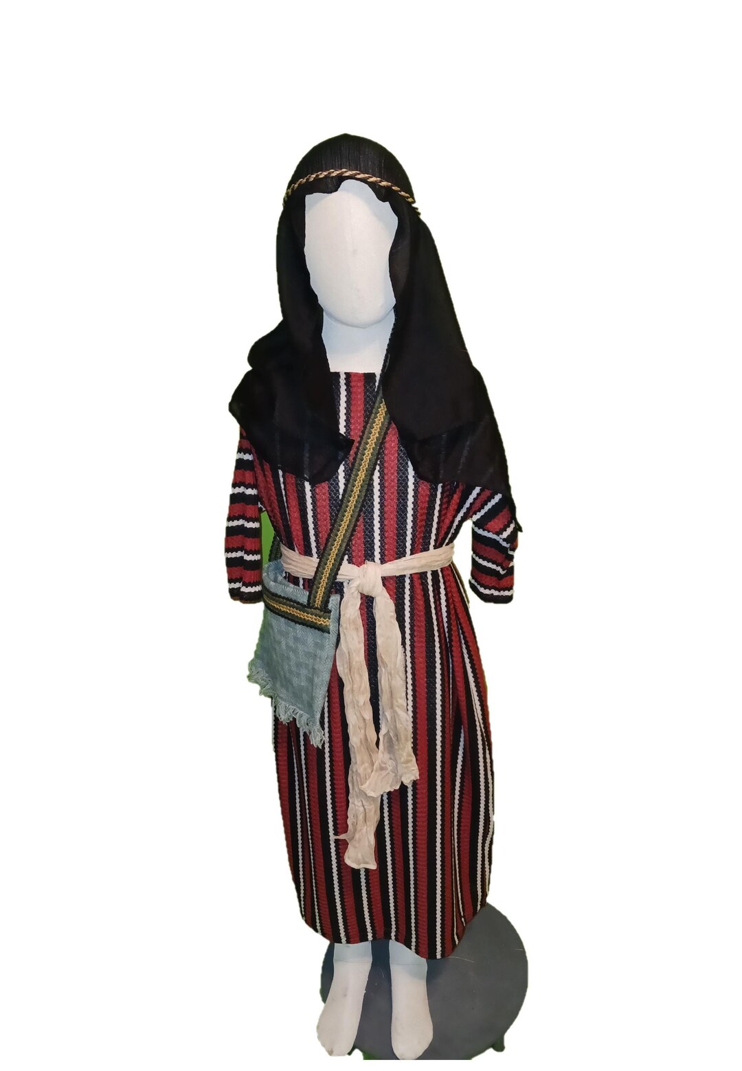 Shepherd Nativity Christmas Pageant Costume Tterracotta Stripes Kids ...