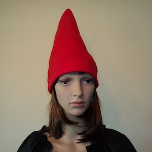 One Gnome Hat Your Choice of Red or Blue - Halloween Costume Dress up ...