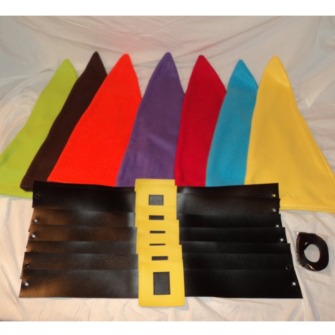 Set of 7 Oversize Dwarf Belts and 7 Stocking Hats for Costume, Play - Etsy