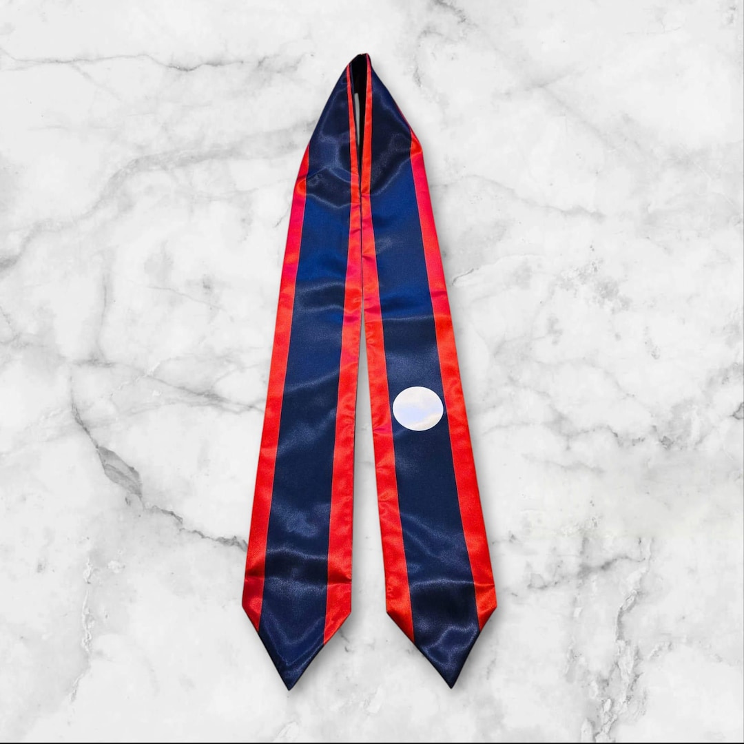 Laos Flag Graduation Stole/sash - Etsy