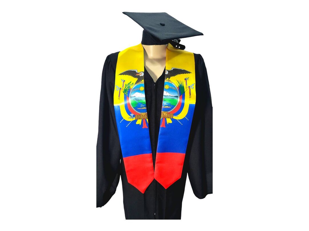 Ecuador Graduation Stole - Etsy