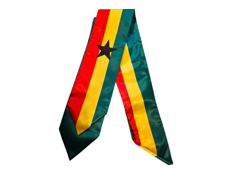 Ghana's Flag Graduation Stoles/sash - Etsy