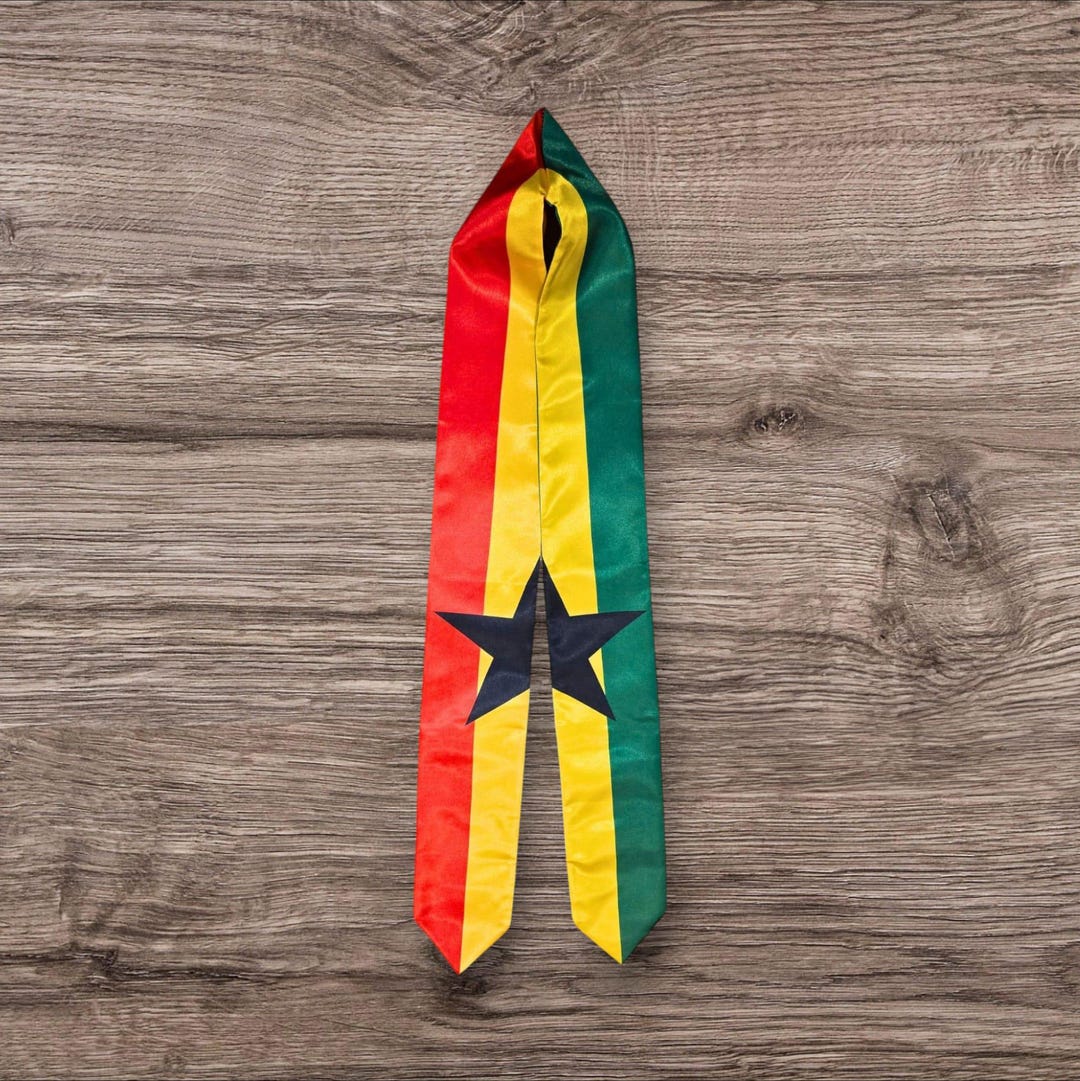 Flag of Ghana Graduation Stole/sash - Etsy