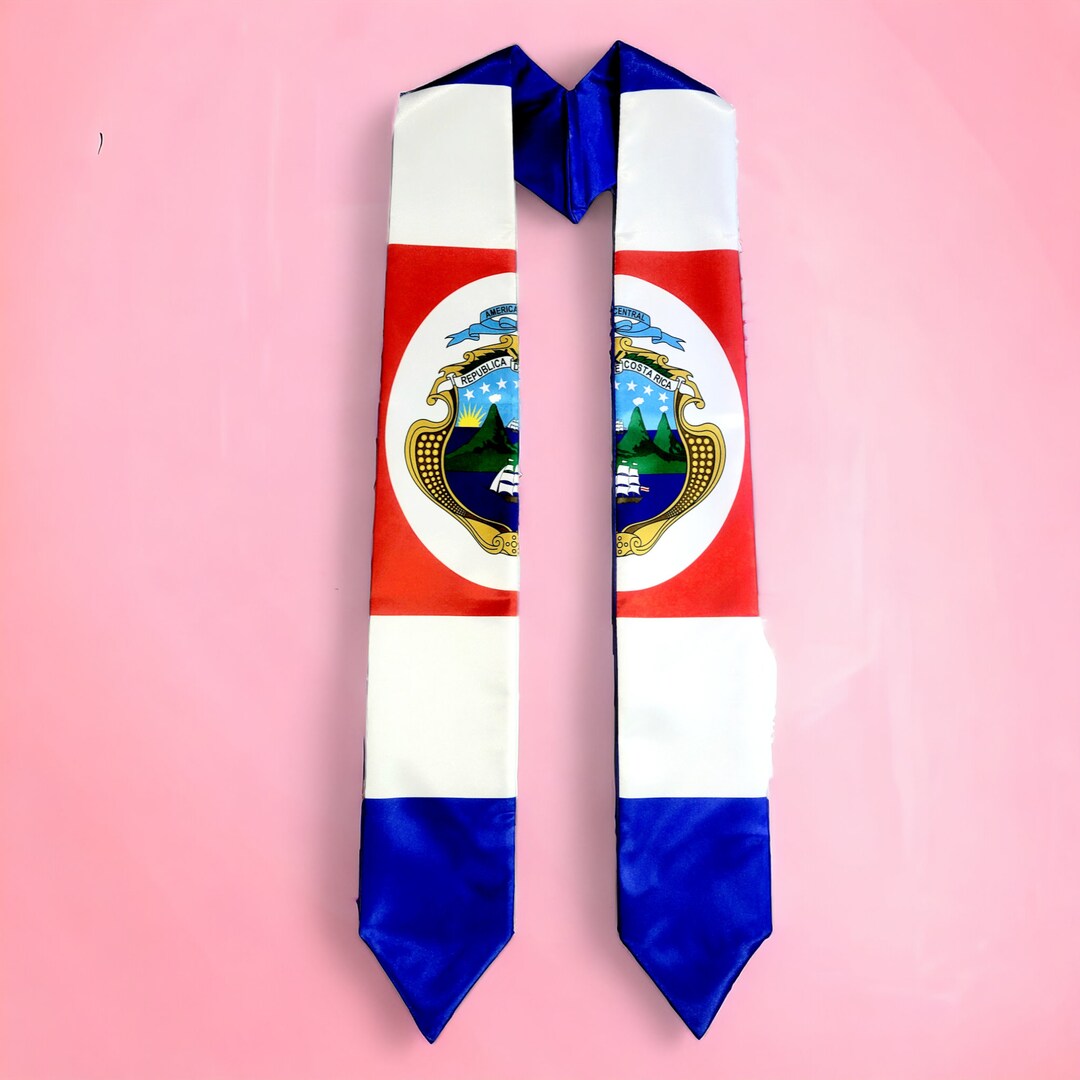 Costa Rico Flag Graduation Stoles/sash - Etsy