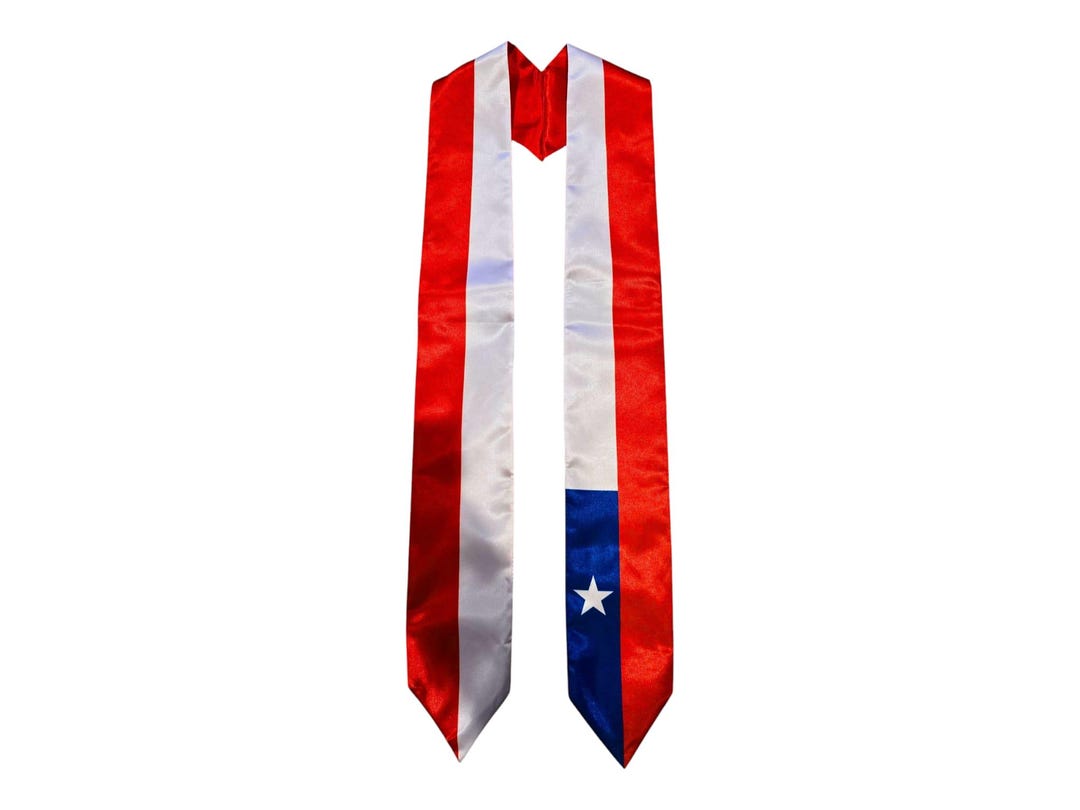 Chile Flag Graduation Sash/stole - Etsy