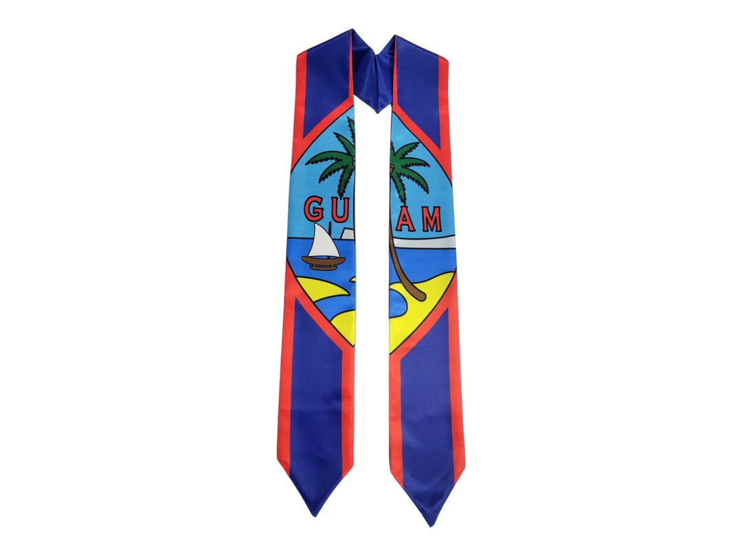 Guam Graduation Flag Stole - Etsy