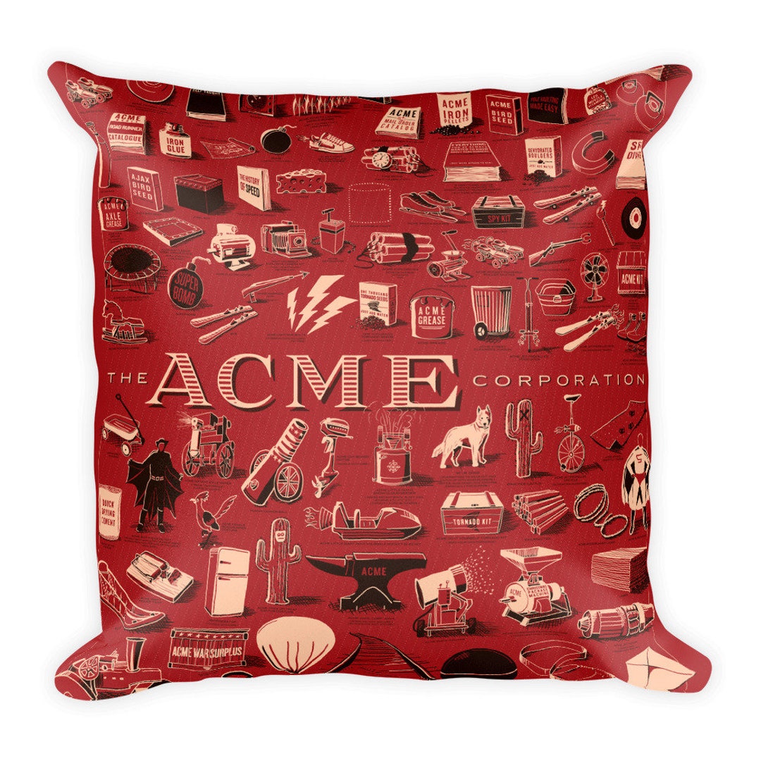 Cartoon ACME Corporation Square Pillow Dynamite, TNT, Bomb, Cartoons ...