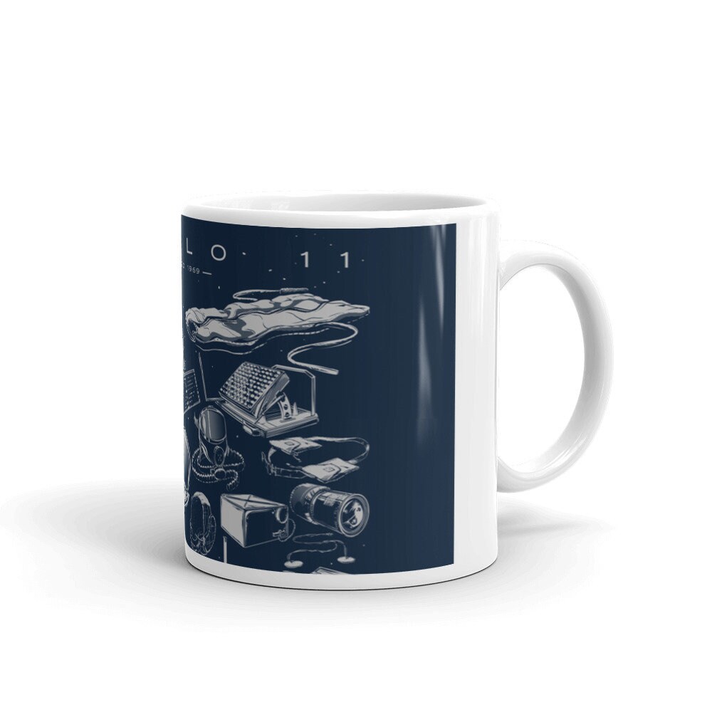 NASA Apollo 11 Moon Gadgets Collection Coffee Mug Space | Etsy
