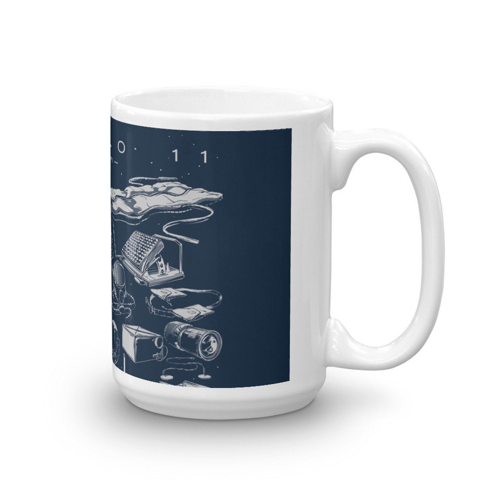 NASA Apollo 11 Moon Gadgets Collection Coffee Mug Space - Etsy