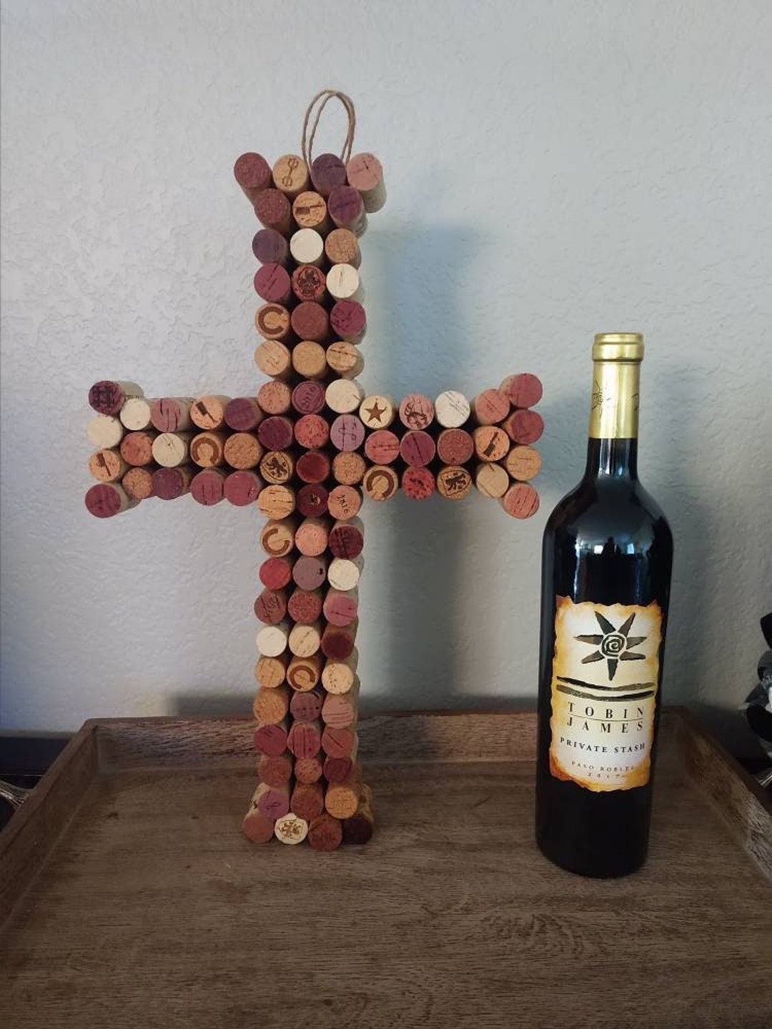 Wine Cork Cross - Etsy