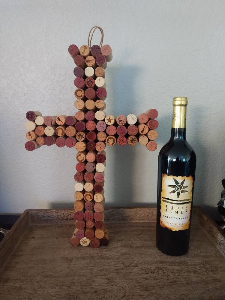 Wine Cork Cross - Etsy