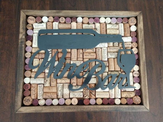 Wine Bar Cork Sign Small - Etsy
